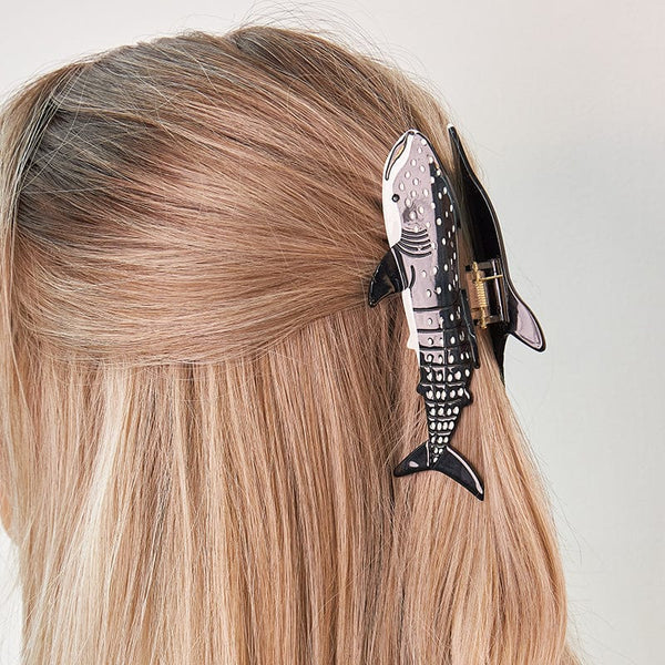 Jumbo Whale Shark Hair Claw Ocean Series Hair Claw Clips丨NueShiny